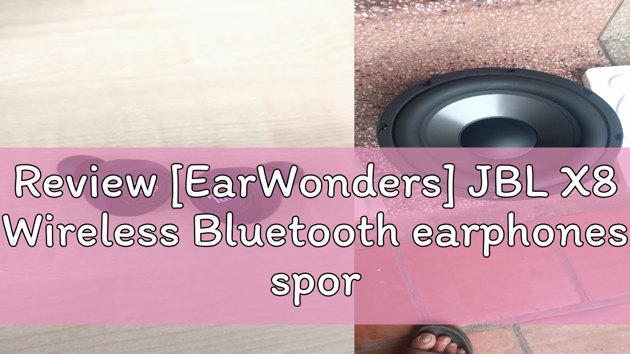 Review [EarWonders] JBL X8 Wireless Bluetooth earphones sports headsets ...