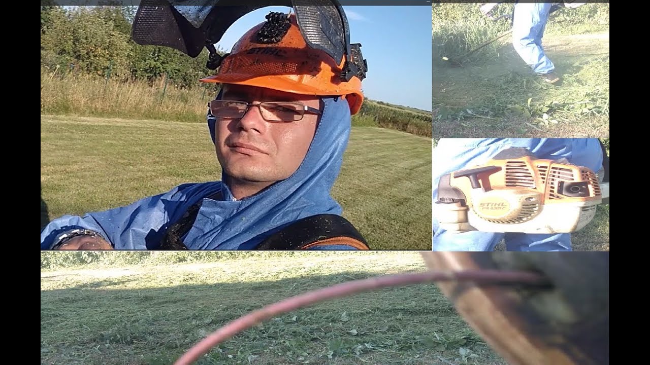 STIHL FS 490 C-M & OREGON TECHNI 280 ° Ø 2,7 mm - YouTube