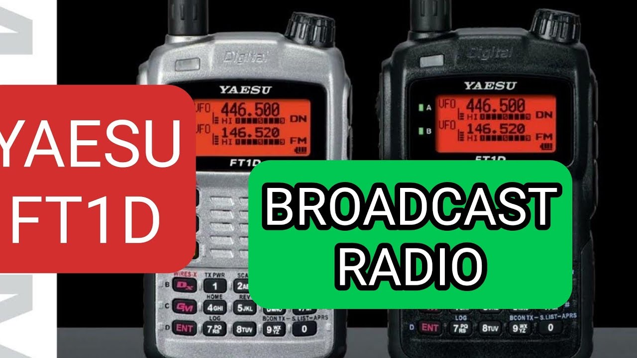 YAESU FT1D Broadcast Radio - Triple Receive - YouTube