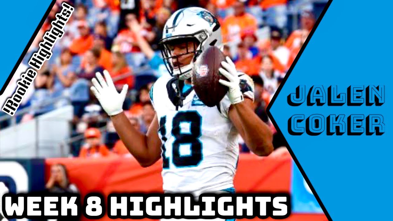 Jalen Coker Highlights | Week 8, 2024 | CAR vs DEN | ALL TARGETS ...