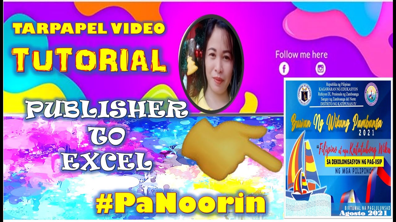 TARPAPEL TUTORIAL USING PUBLISHER AND EXCEL I Kisyang's TV - YouTube