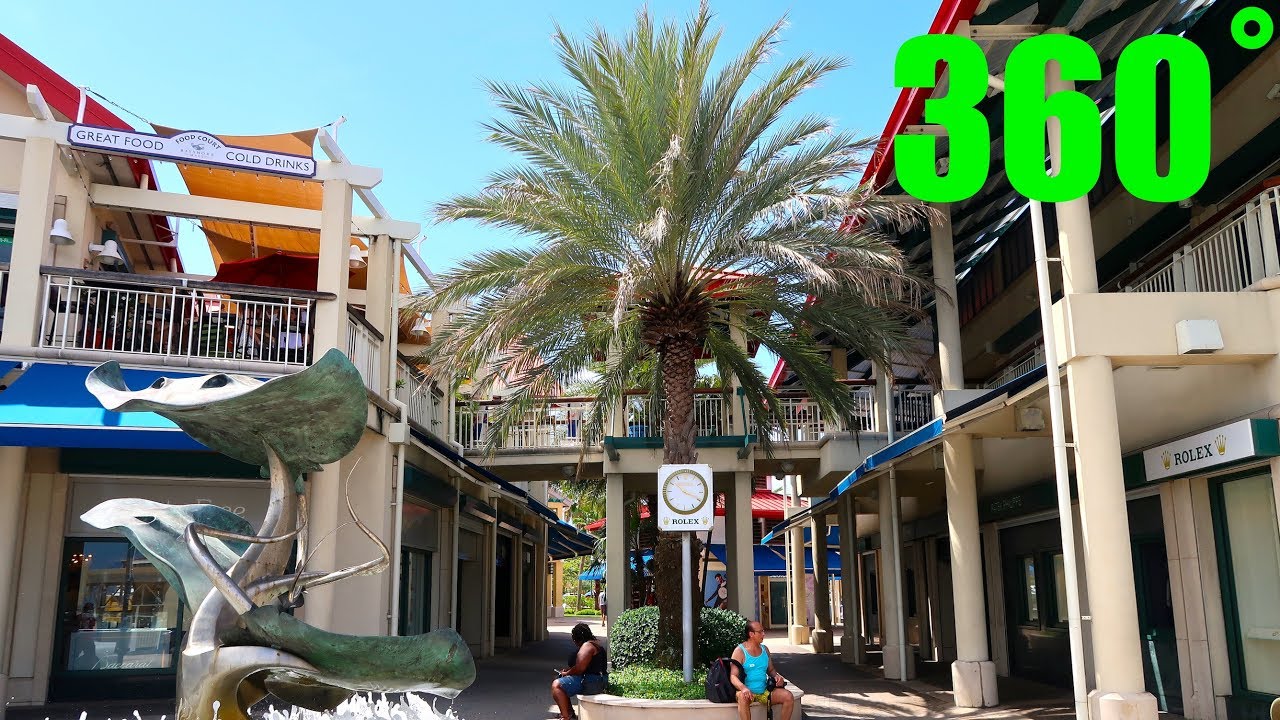 Grand Cayman 360˚ - George Town Shopping Center - YouTube