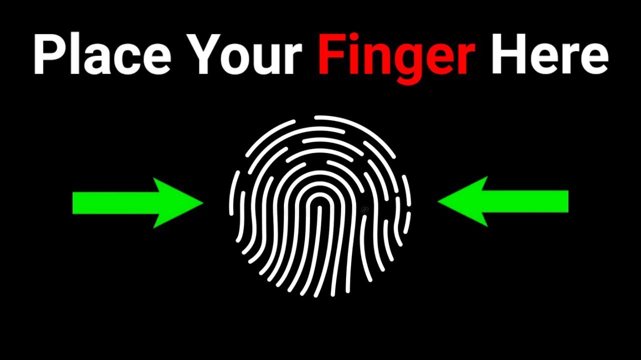 Place Your Finger to Enter This Video! - YouTube