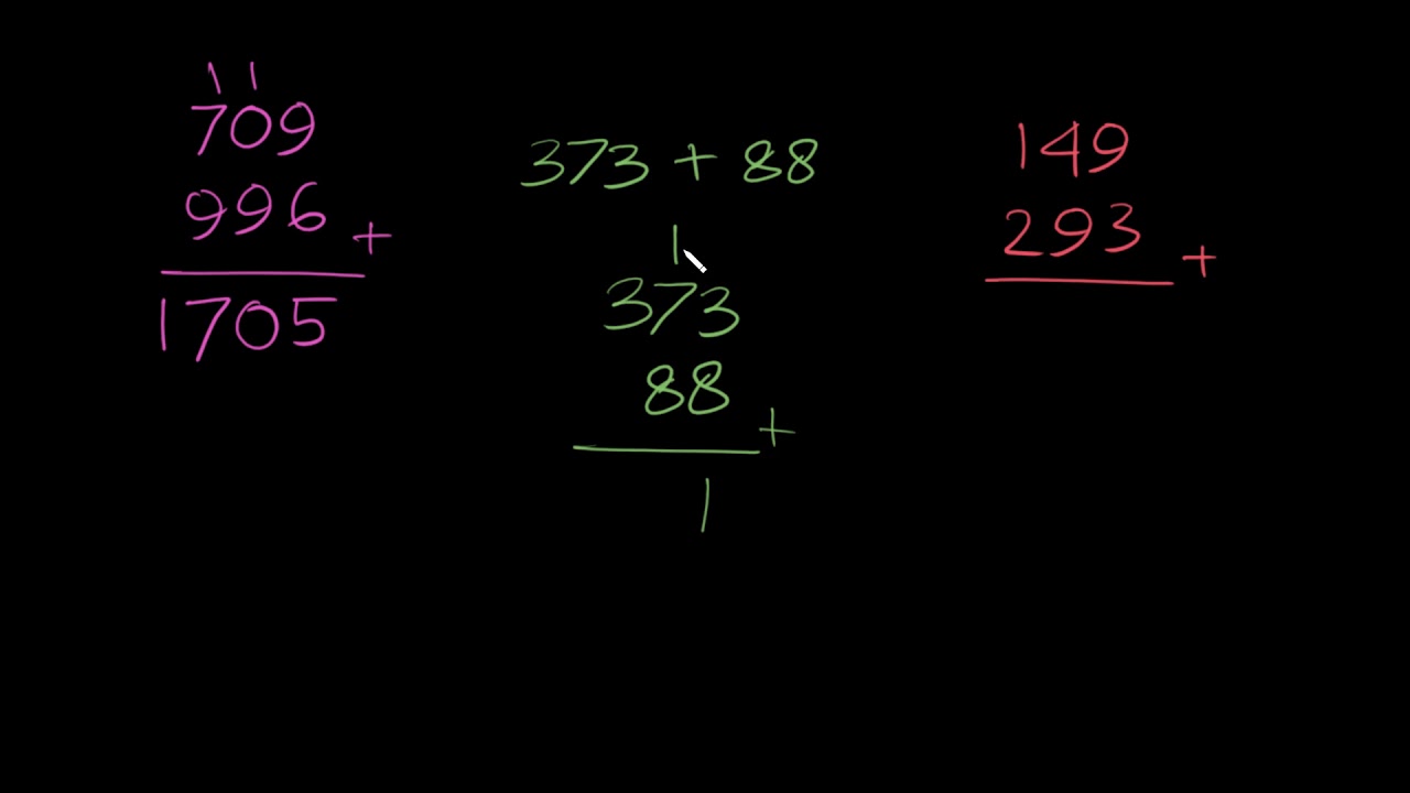 Penjumlahan bilangan ratusan - YouTube