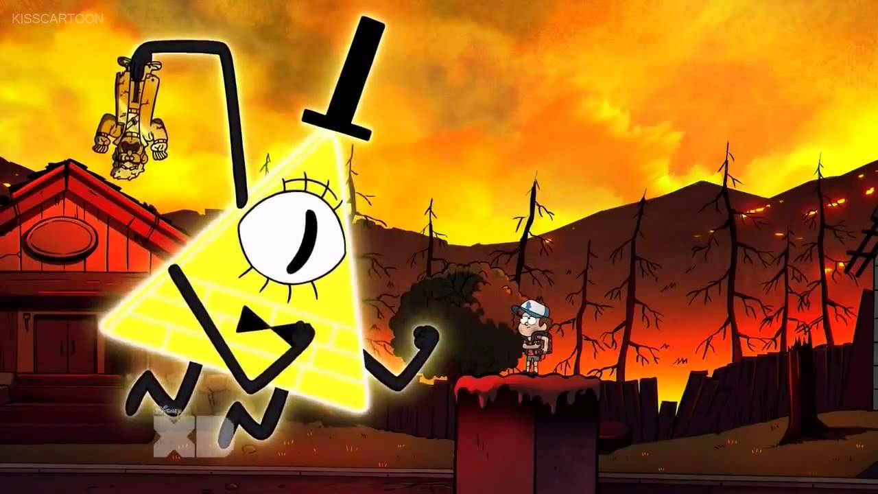 Gravity falls weirdmageddon action scene - YouTube