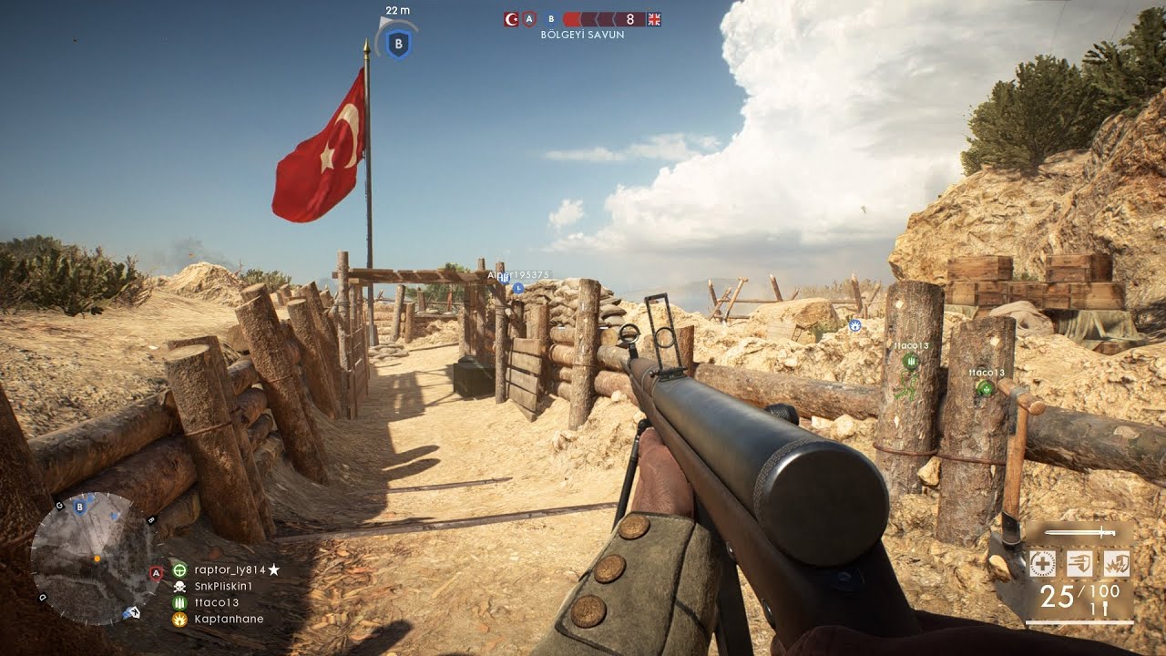 Battlefield 1 2025 | Çanakkale Savaşı - OSMANLI VS İNGİLİZ SAVAŞI | İLK ...