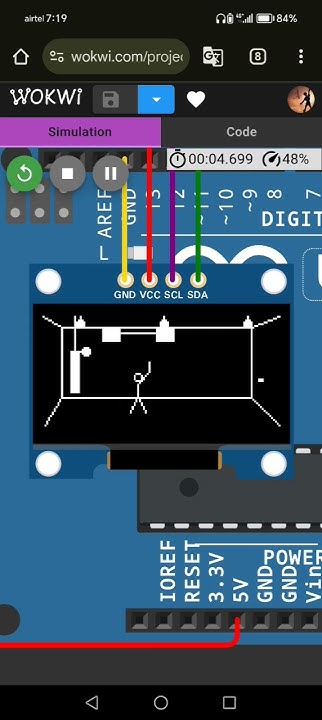 🔥🔥Epic Stickman Moves on #arduino #oled #arduinoproject #short #shorts #workout #fyp #gaming # ...