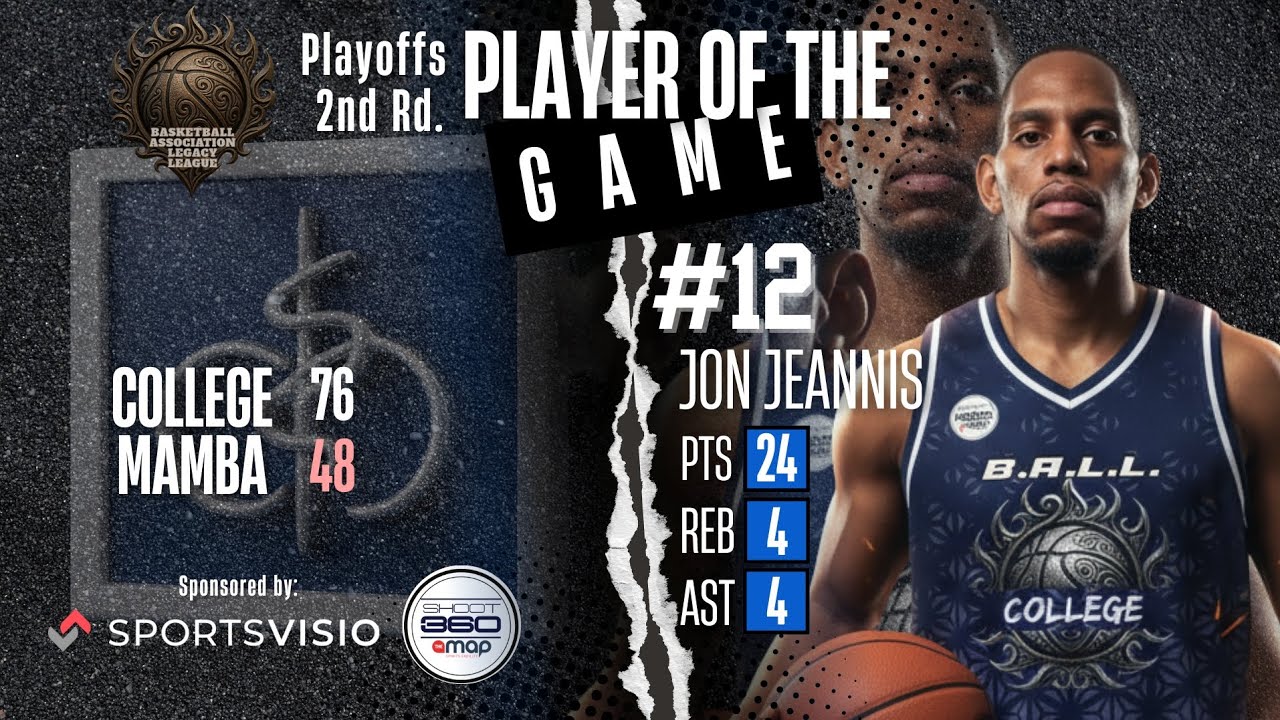 Semifinals Game 2: Player of the Game Jon Jeannis (College) - YouTube