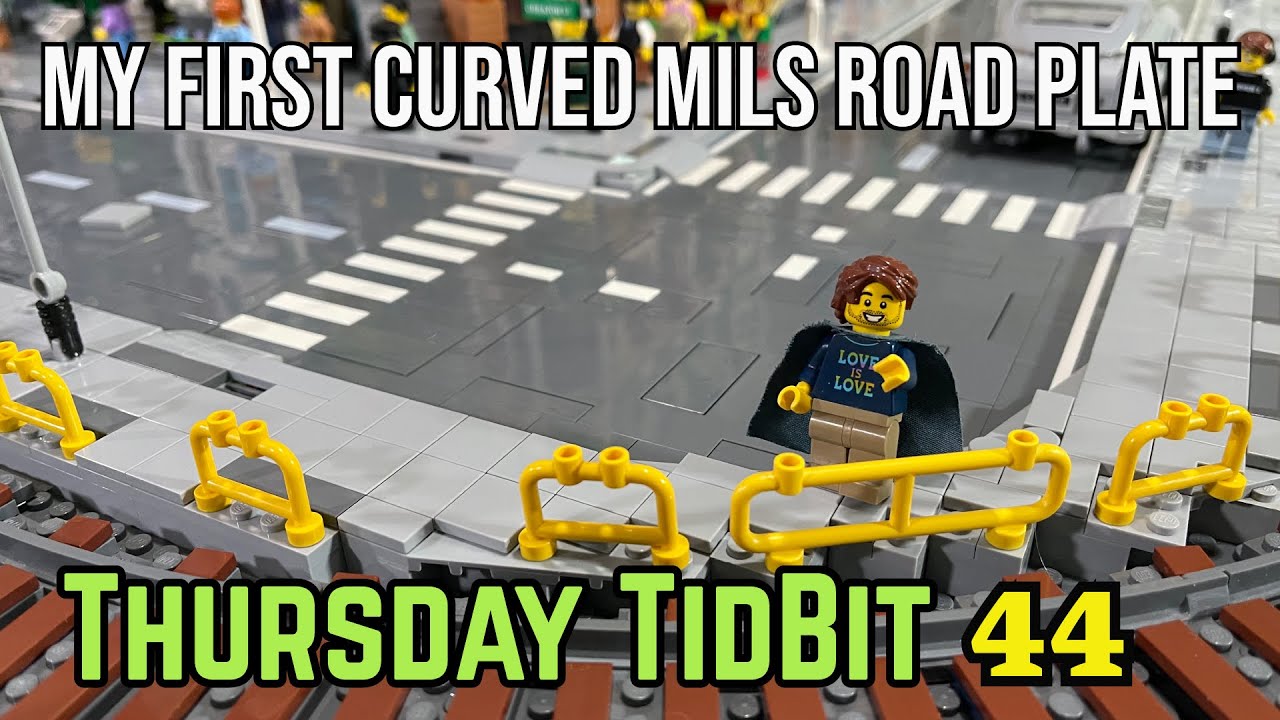 LEGO - Thursday Tidbit43 - My First Curved MILs Road Plate - YouTube
