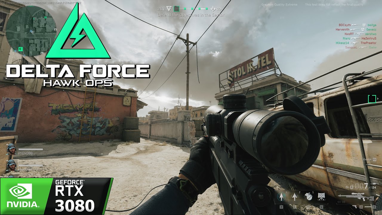 Delta Force: Hawk Ops | RTX 3080 | R7-5800X3D | 4K 1440p DLSS - YouTube