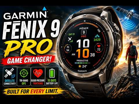 Garmin Fenix 9 Pro Leaks Just Dropped – Release Date, Specs & Hidden Features!