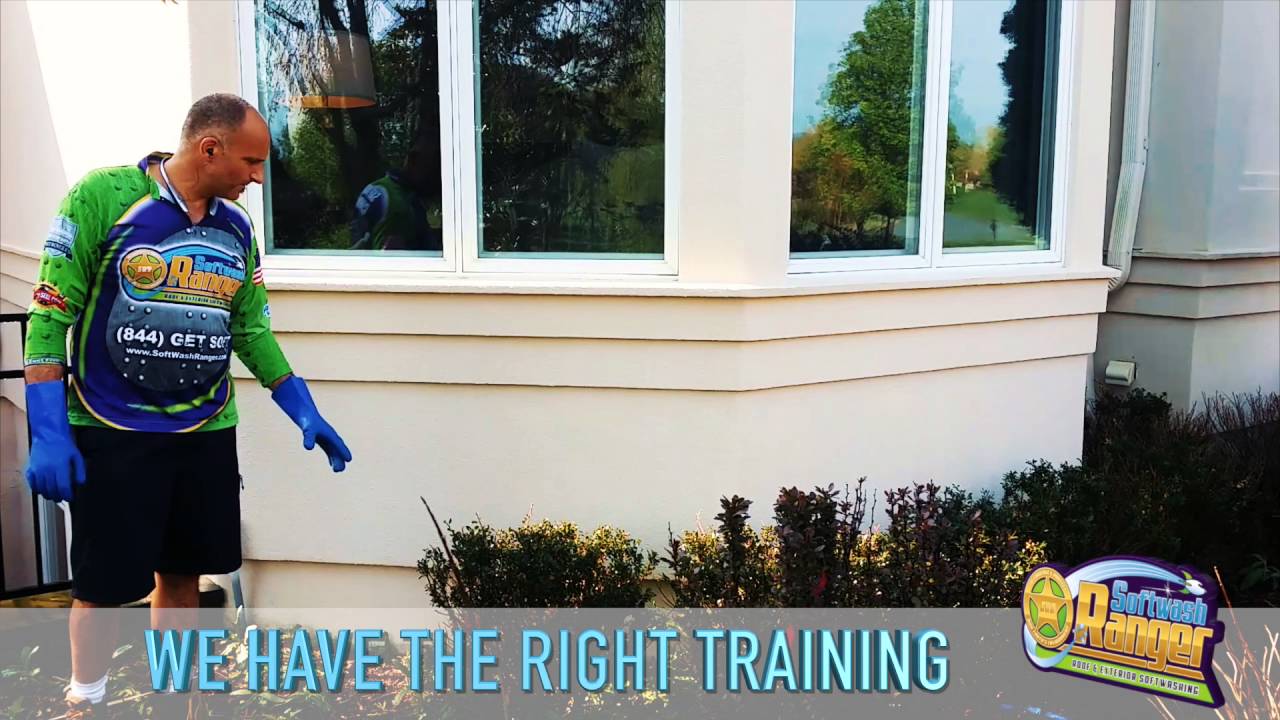 PROFESSIONAL RUST / IRRIGATION STAIN REMOVAL - YouTube