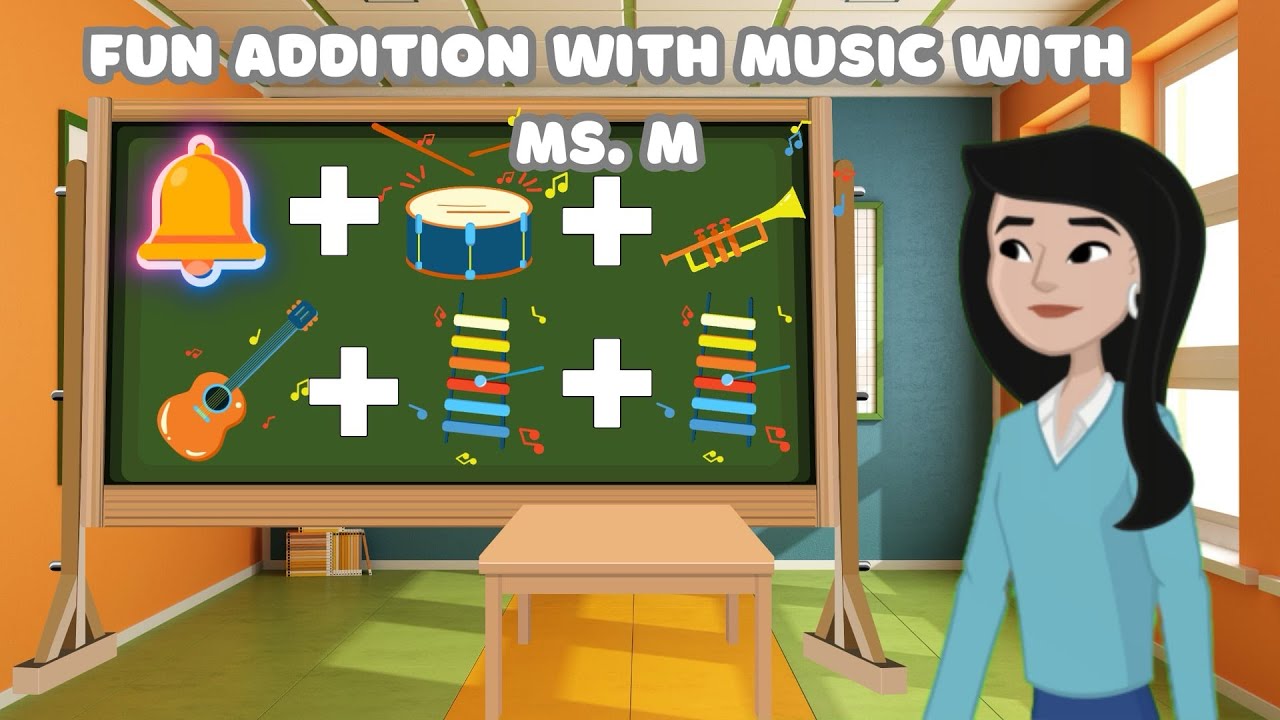 Fun Addition with Music with Ms. M | Preschoolers, kindergarten and ...