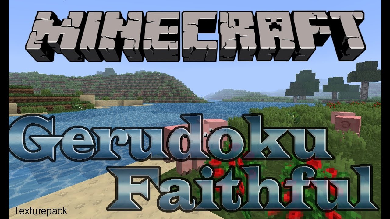 Minecraft | Gerudoku Faithful - Pack De Textura 32x32 HD - YouTube