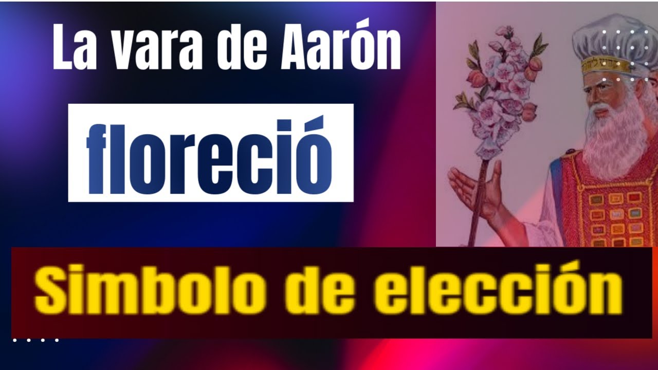 La Vara de Aarón floreció ,símbolo de elección. - YouTube