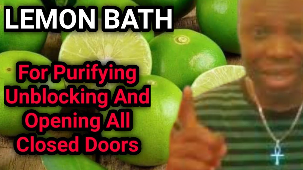 Do This Lemon Bath For Purification And Unblocking And Opening All ...