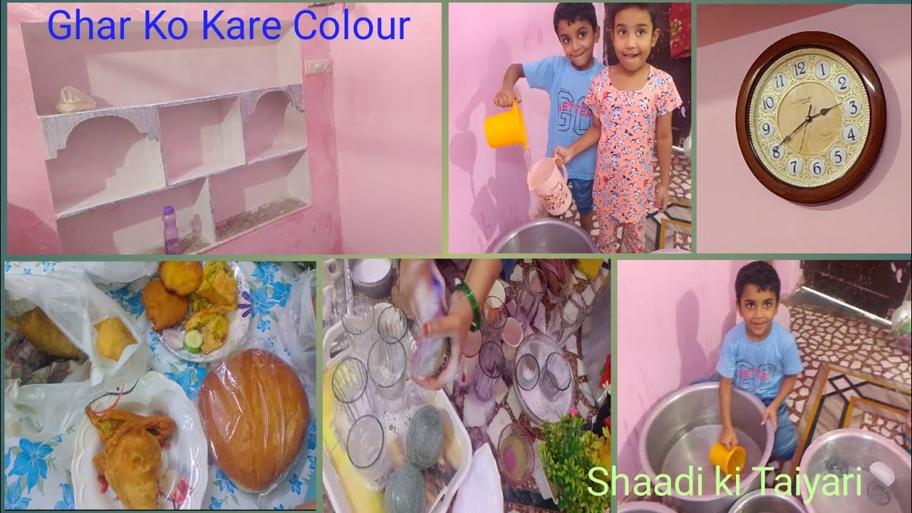 Ghar Ko Kare Colour 👍🏻 Shaadi ki Taiyari 🥰 - YouTube
