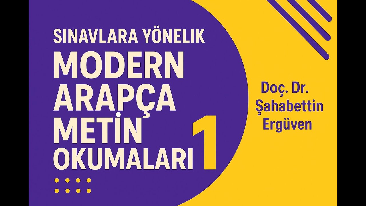 Sınavlara Hazırlık: Modern Arapça Metin Çözümleme Serisi I YÖKDil - YDS ...