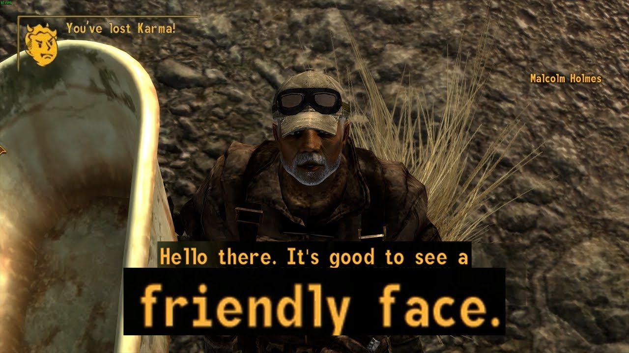 Hello there. It's good to see a friendly face. | Fallout New Vegas ...