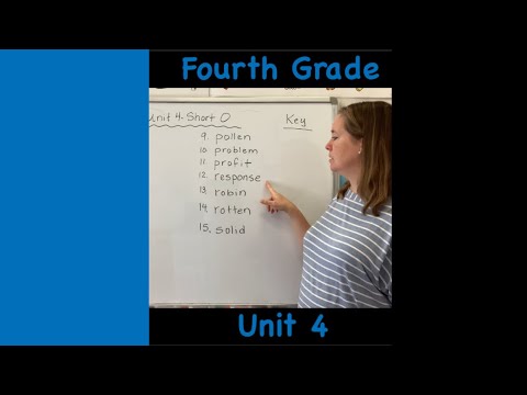 180 Days of Spelling and Word Study: Grade 4, Unit 4 (Short O) - YouTube