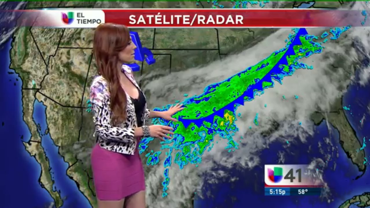 Prissila Sánchez - clima 5/11/2014 Univision San Antonio Texas HD - YouTube