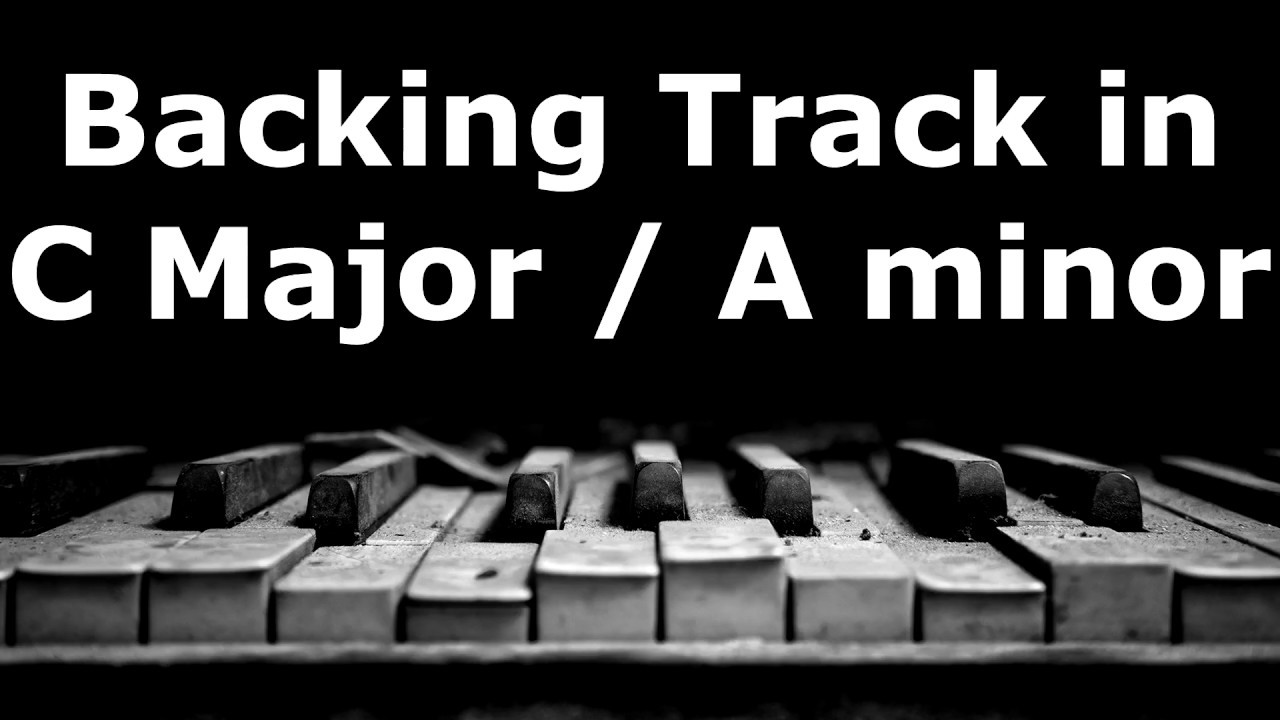 Backing Track in C Major / A minor | 100 BPM - YouTube