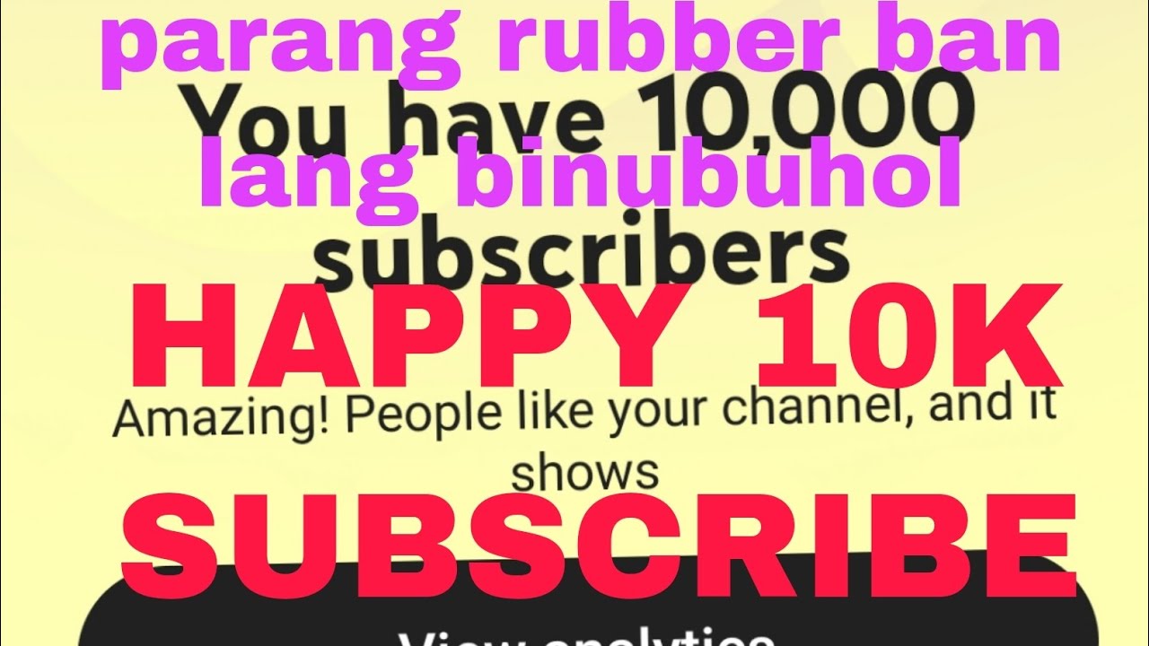 RUBBER BAN GAMIT SA LARONG 90S HAPPY 10,000 SUBSCRIBE PARANG RUBBER BAN ...