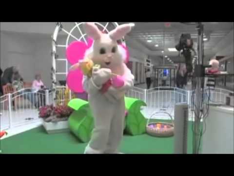 Easter Bunny doing Chicken Dance - YouTube