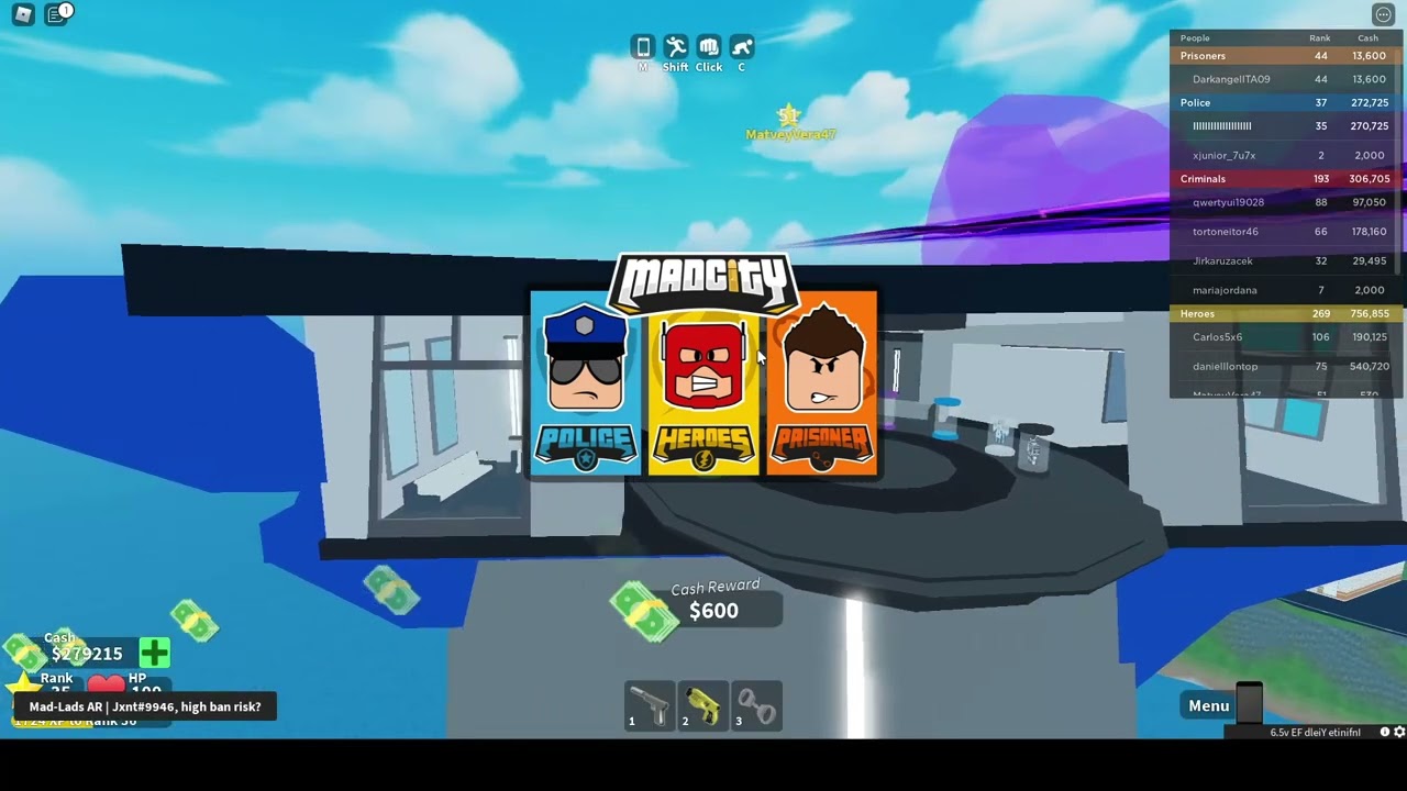 Mad city Infinite Money Script - YouTube