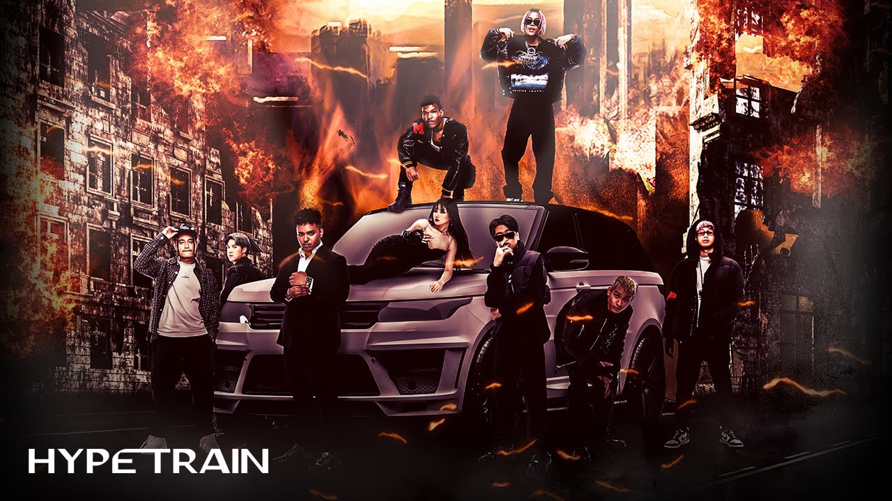 HYPE TRAIN CYPHER (Prod. by NINO) OFFICIAL VISUALIZER - YouTube