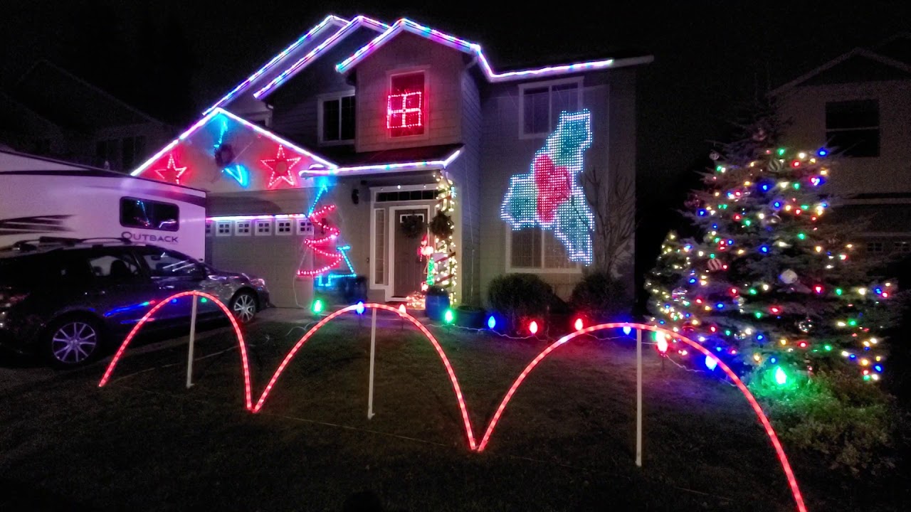 Christmas light mashup medley - YouTube