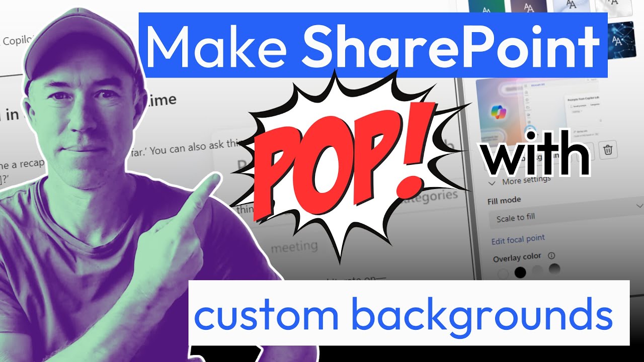 SharePoint Custom Section Background Images - YouTube