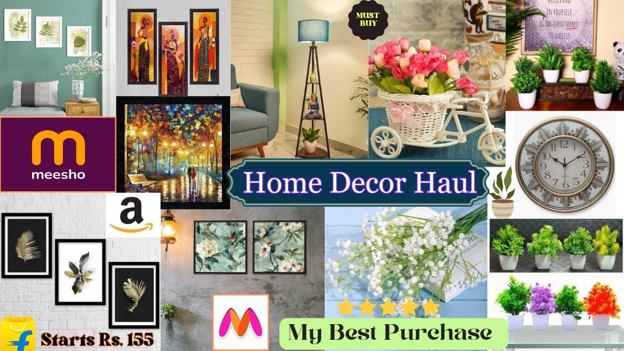 Home Decor Haul | Home Decor Items | Home Decorating Ideas - YouTube