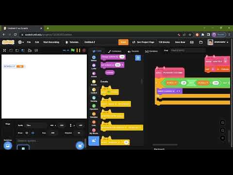 How to make a Tile Scrolling Interactive Platformer game on Scratch Part 2 (Dirt Generation ...