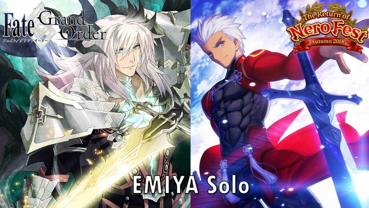 【FGO NA】Nerofest 2018 - vs Siegfried - EMIYA Solo - YouTube