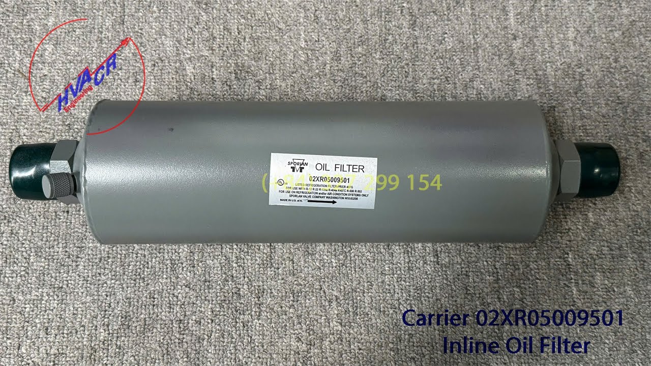 Carrier 02XR05009501 Inline Oil Filter - YouTube