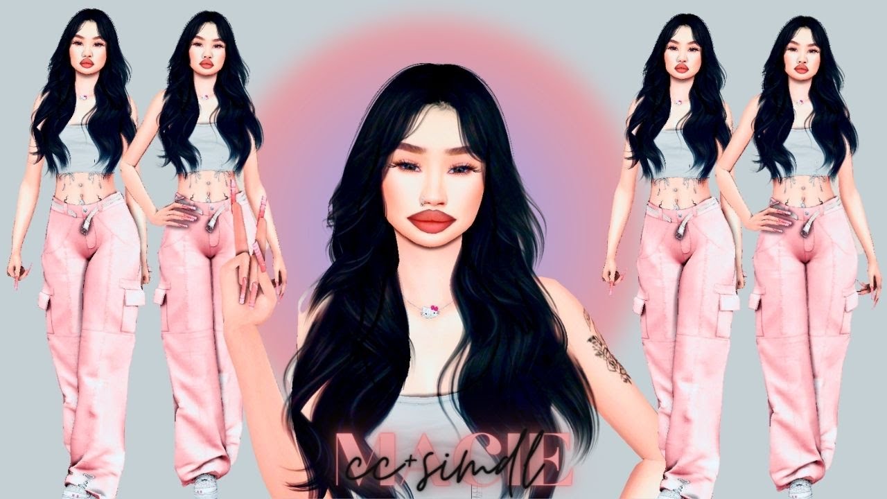 The Sims 4 CAS + CC Links + Sim DL - YouTube