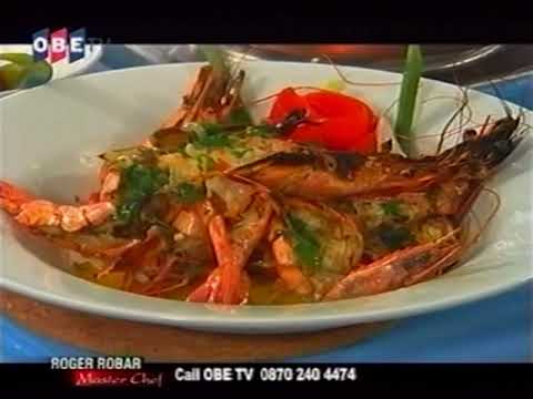 Roger Robar Master chef - King Prawns & Crab - YouTube
