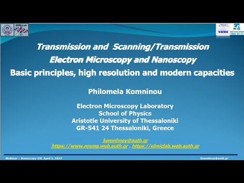 Transmission Electron Microscopy & Nanoscopy. Basic Principles, high ...
