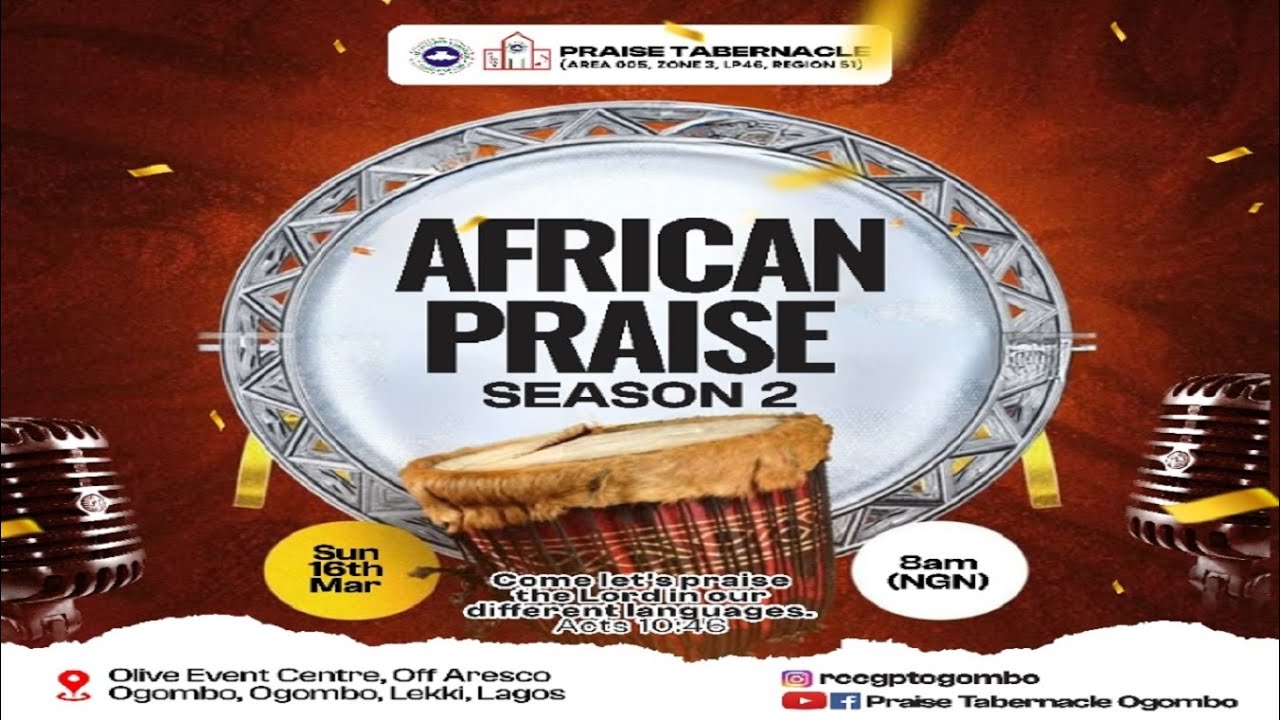 HOLY AND ACCEPTABLE PRAISE || 2025 AFRICAN PRAISE SUNDAY WITH PASTOR A ...