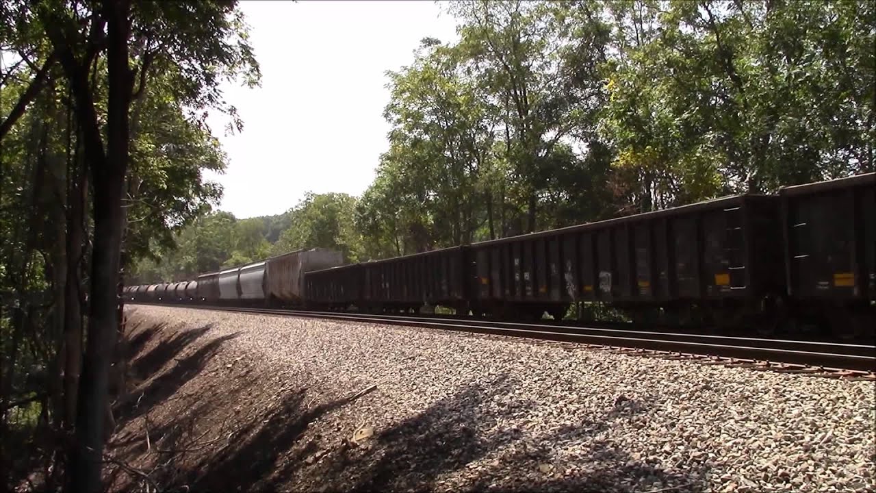 NS 2606 leads NS 12R north near Larmond - YouTube