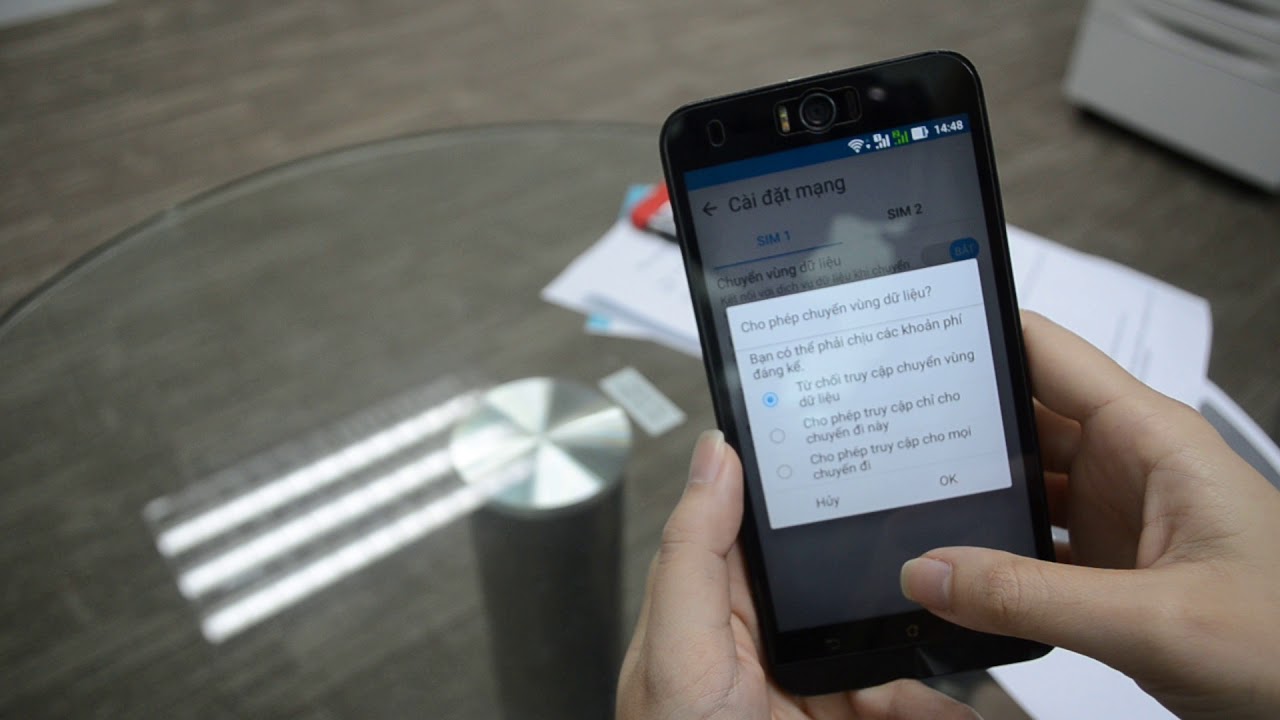 Open Data roaming Android - YouTube