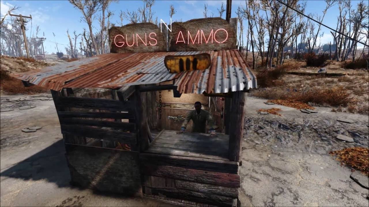 Fallout 4 - Build Showcase EP6 - "Trading Stand 1" (Realistic Build ...