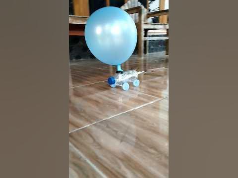 mobil mainan tenaga balon #mobilmainan #balon #kreasi #diy #craft - YouTube