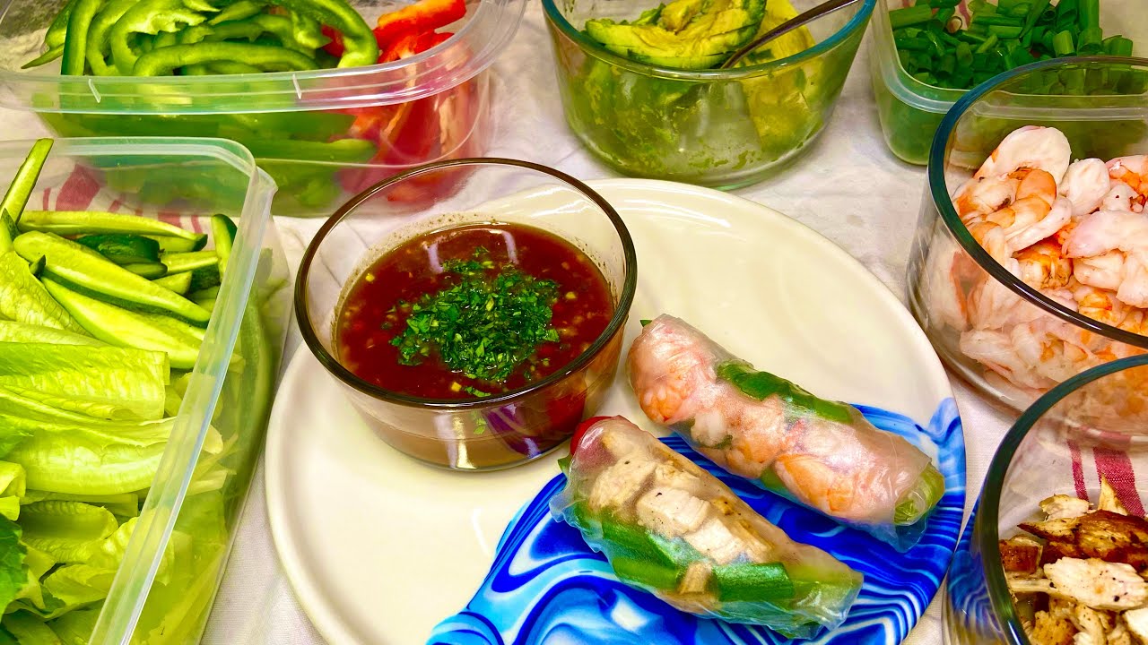 How to Make Vietnamese Fresh Spring Rolls - Rice Paper Recommendations ...