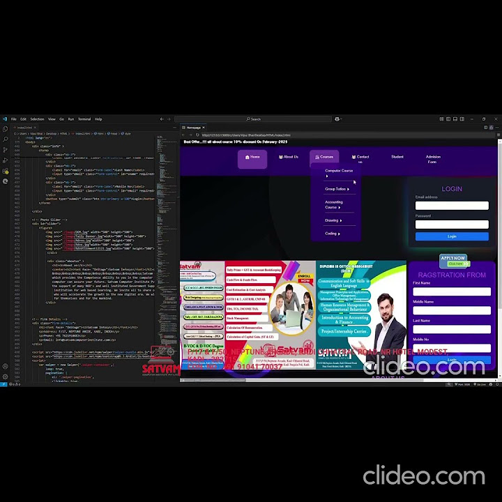 Web Design course - YouTube