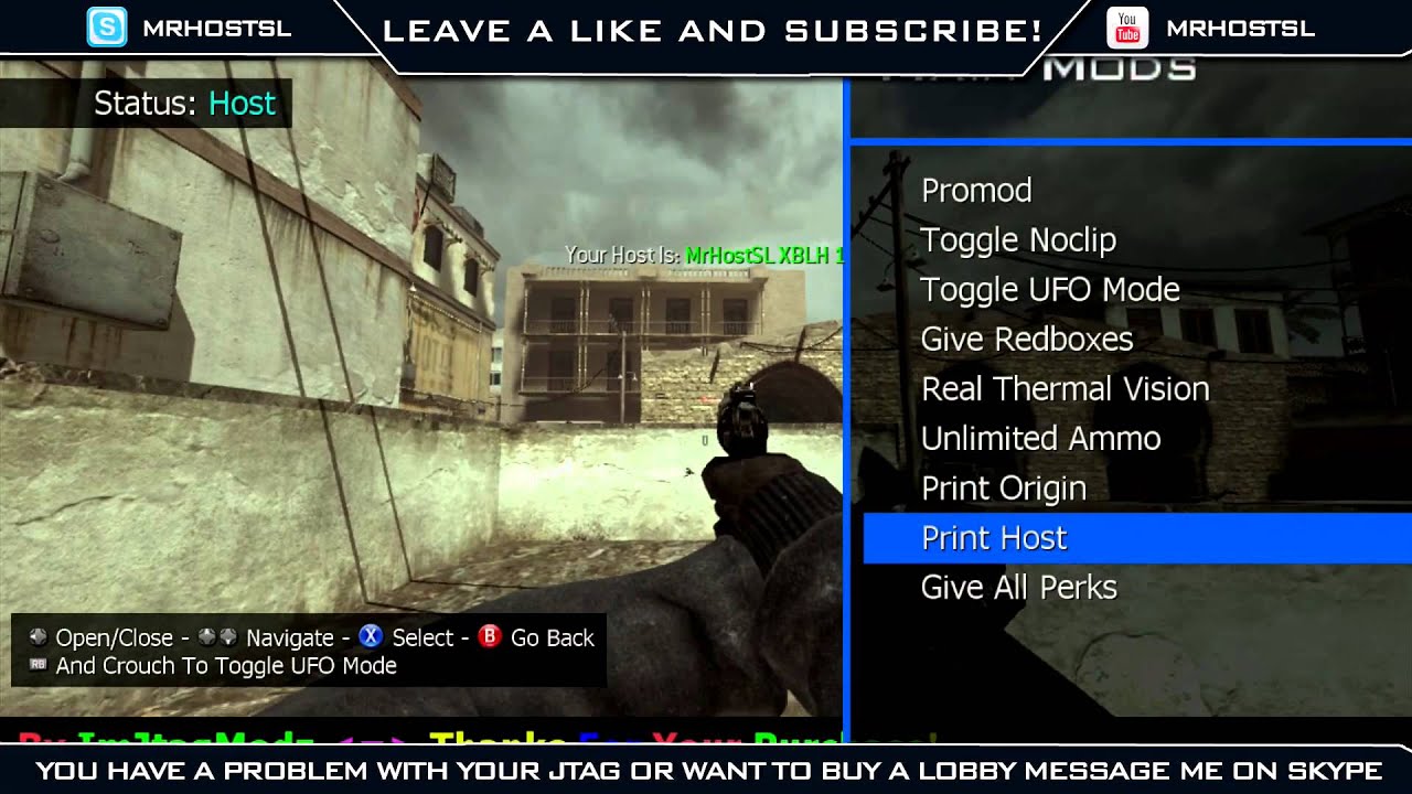 MW3 Menu Xenium Mod Menu Jtag Online XBLH + Download - YouTube
