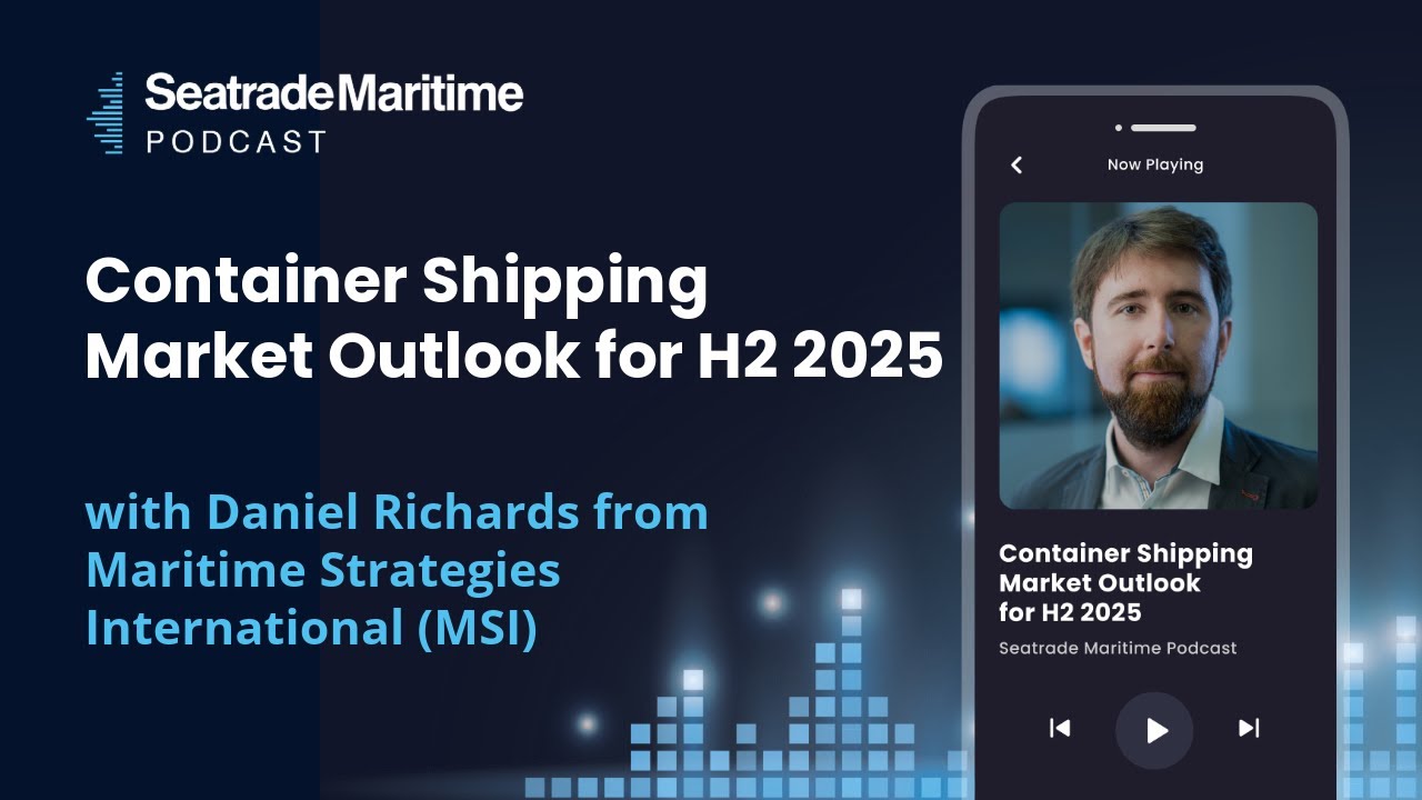 Container shipping market outlook for H2 2025 - YouTube
