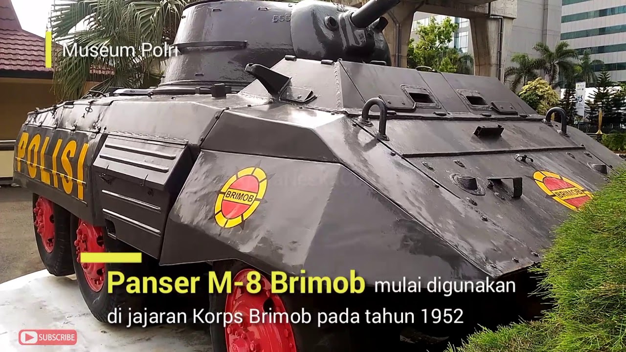 Panser M-8 Brimob Polri - YouTube