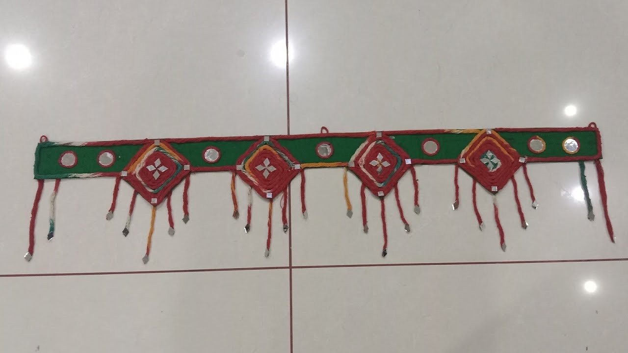 Nadachadi toran#handmade#diy#toran#nadachadi - YouTube